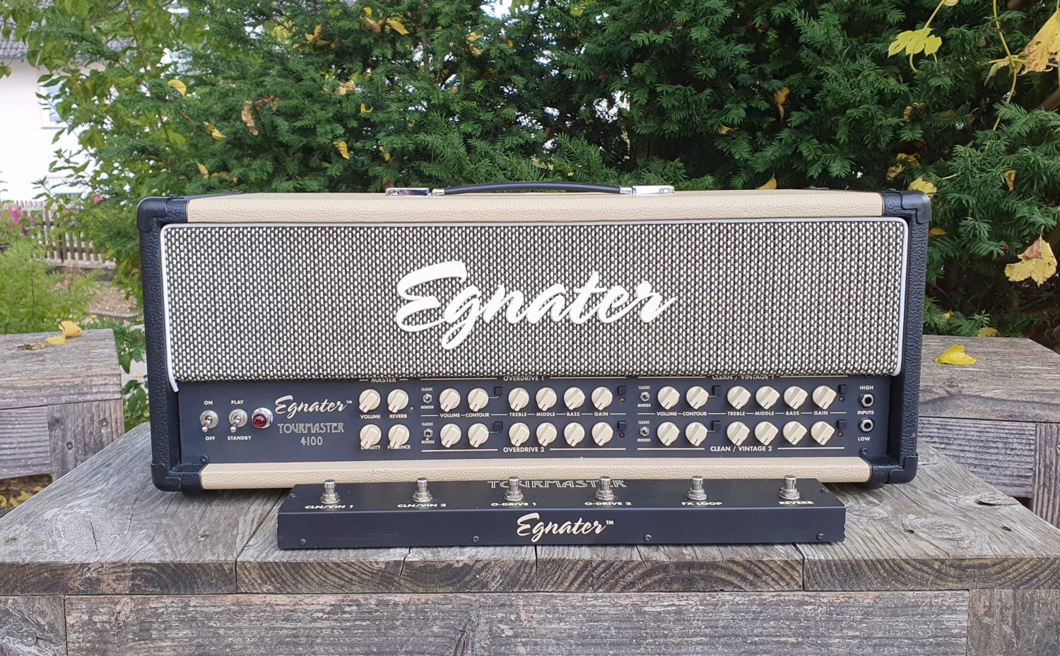 Egnater Tourmaster 4100 Head 100 Watt Vollröhrenamp - J's Guitarshop