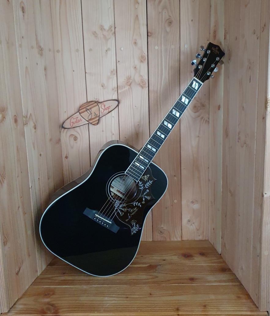 Sigma DM5-SG black, Dreadnought Westerngitarre - J's Guitarshop